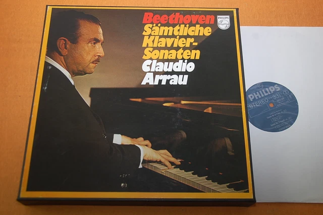 CLAUDIO ARRAU BEETHOVEN Complete Piano Sonatas Dutch Philips 13LP Box ...