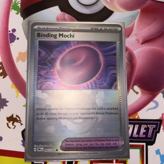 POKÉMON TCG PRISMATIC Evolutions 095/131 Binding Mochi Pokeball Reverse ...