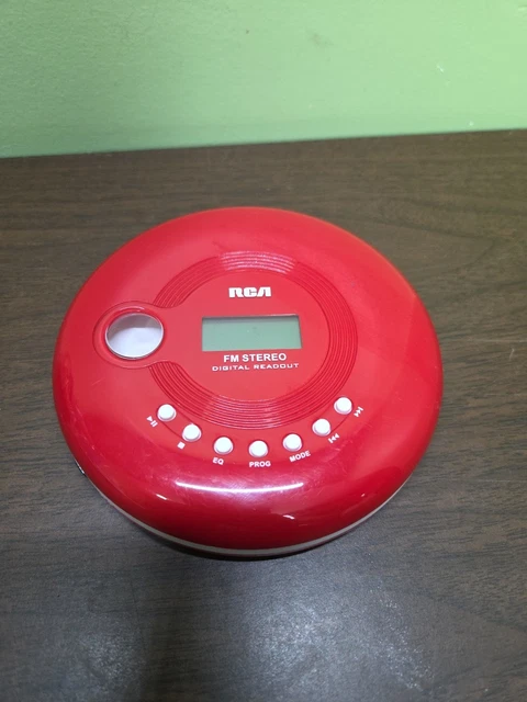 PARTS ONLY - RCA Personal CD Player Discman Manual FM Radio RP2910B Red ...