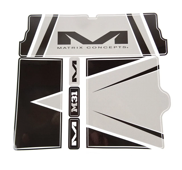 MATRIX CONCEPTS M31 Worx Motocross Toolbox Sticker Decal Set Grey NOS ...