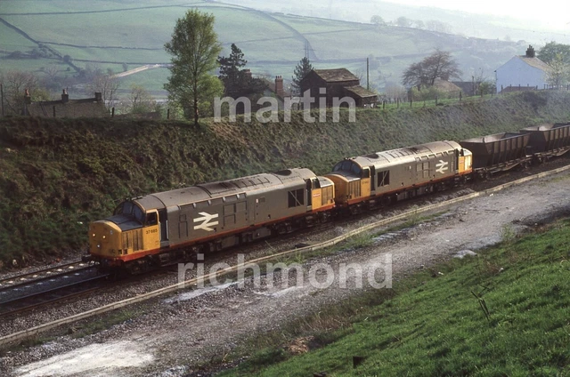 BRITISH RAIL CLASS 37's 37685 & 37682 1980's 35mm Positive RN379 £2.99 ...