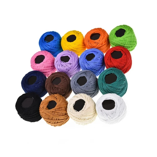 16 COLOR FIL De Soie Point Croix Fils A Coudre Kits Broderie EUR 15,15 ...