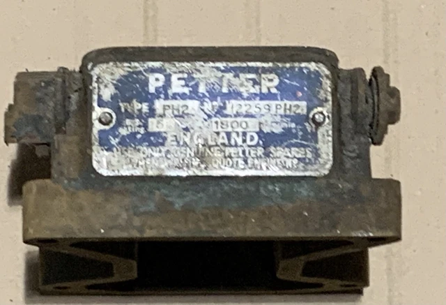 PETTER PH2 ROCKER Box & identification Plate £47.48 - PicClick UK