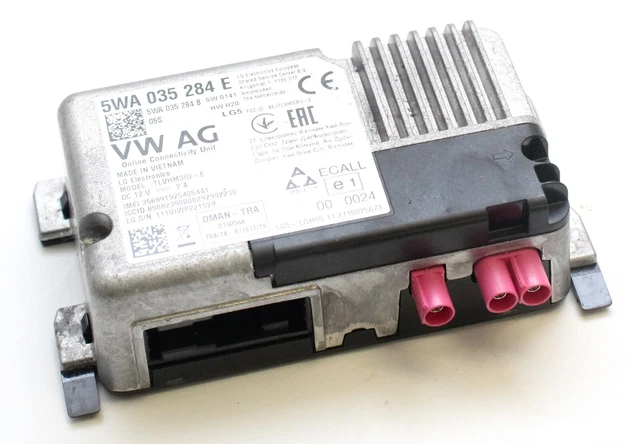 CENTRALINA ORIGINALE AUDI VW Seat Skoda 5WA035284E per modulo servizi ...