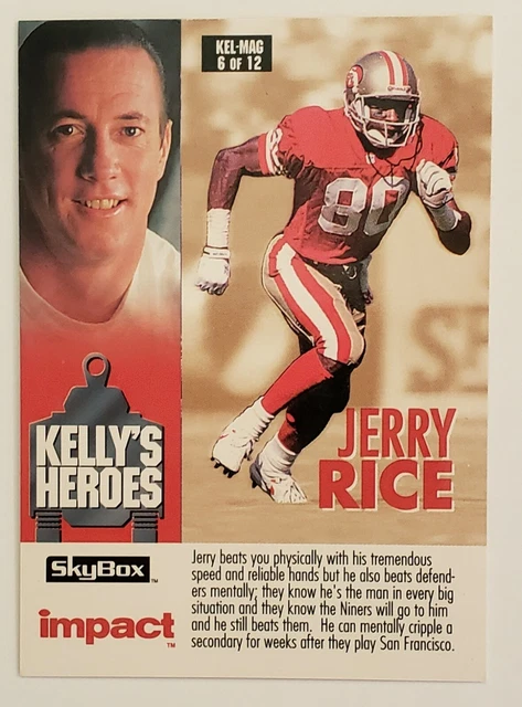 1993 SKYBOX IMPACT Kelly's Heroes/Magic's Kingdom Jerry Rice sterling ...