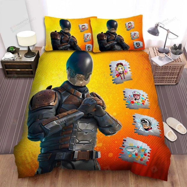 THE SUICIDE SQUAD Bloodsport Fortnite Skin Artwork Quilt Duvet Cover ...