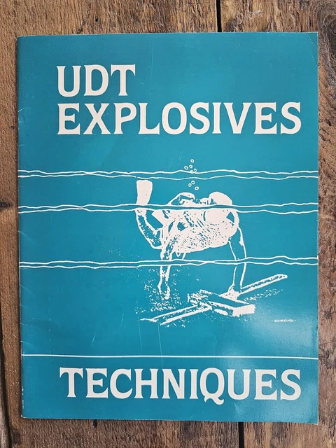 RARE UDT EXPLOSIVE TECHNIQUES Vintage NAVY SEAL UDT EOD BOMB SQUAD book 1988 £21.96 - PicClick UK
