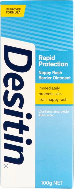 DESITIN RAPID PROTECTION Nappy Rash Barrier Ointment 100G $18.49 ...
