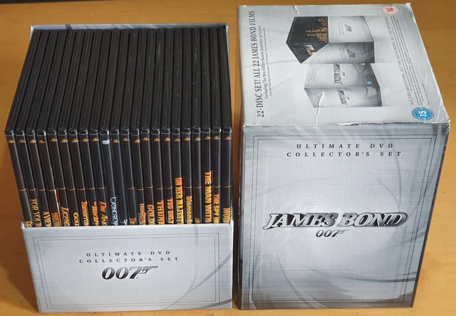007 JAMES BOND Ultimate Collector's Set - All 22 Movies DVD Box Set PAL EUR 28,63 - PicClick IT
