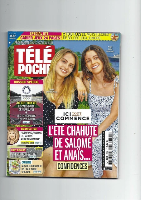 TELE POCHE-17 JUILLET-2021-ICI TOUT COMMENCE: l'été chahuté de Salomé ...