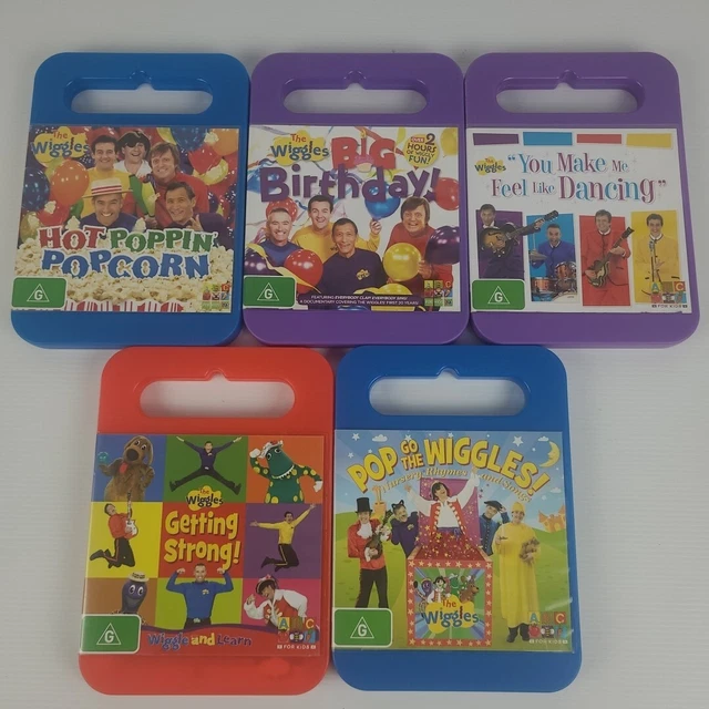 THE WIGGLES DVD Original Cast 5x Bundle Bulk Lot ABC (Yellow Sam) Free ...