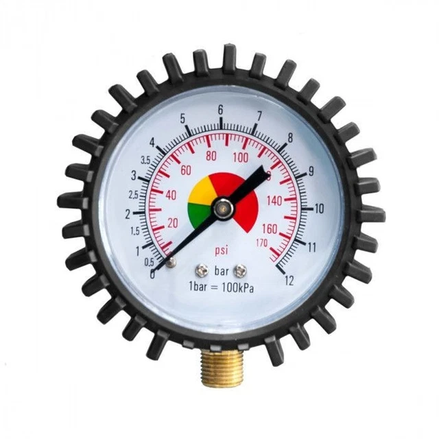 PRESSURE GAUGE AIR Compressor Pressure Gauge Pressure Measuring Meter 0 ...