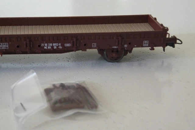 ROCO H0 DR Rungenwagen Güterwagen Bauart Ks Reichsbahn wie 76998 ...