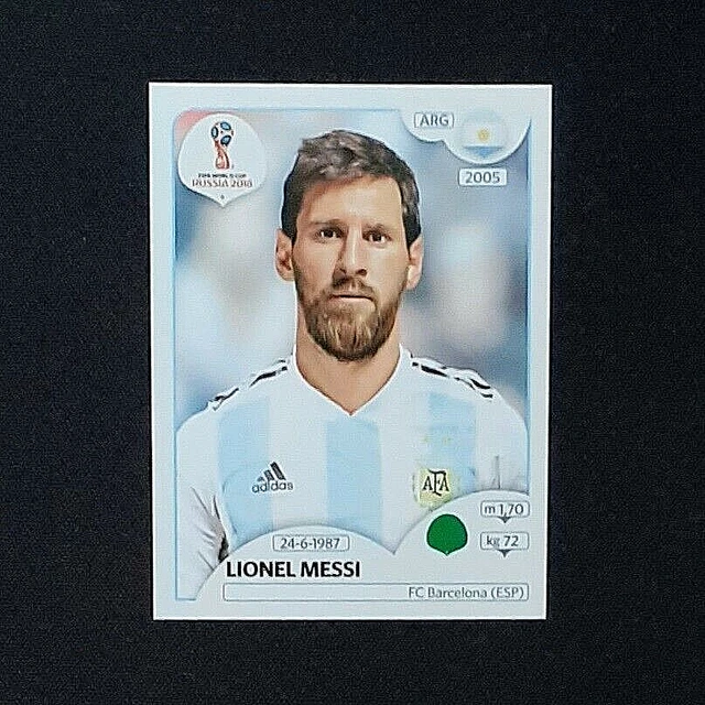 PANINI FOOTBALL - Lionel Messi - WORLD CUP 2018 - RARE STICKERS ...