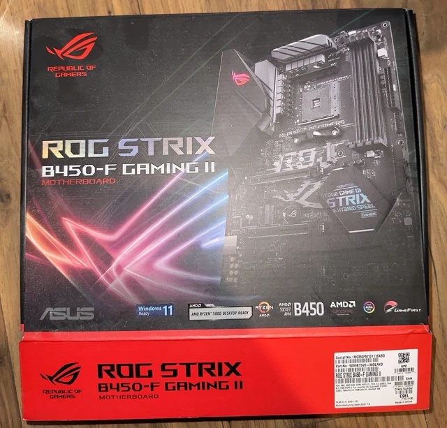 ASUS ROG STRIX B450-F Gaming Ii, Amd Am4, Atx, 128Gb Ddr4, 4Dimm, Dp ...