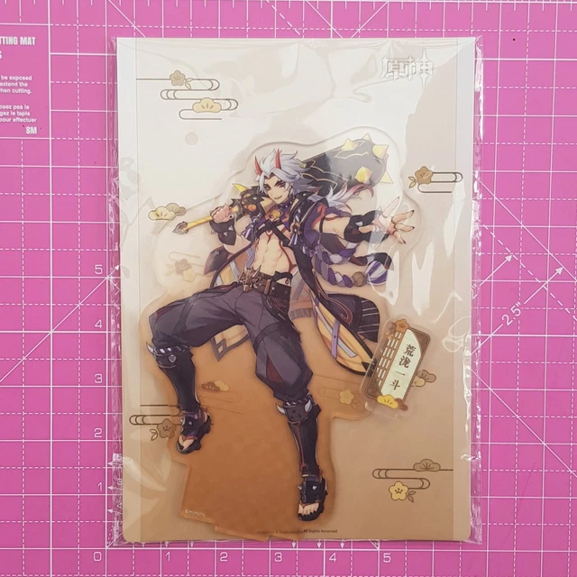 NEW OFFICIAL GENSHIN Impact Acrylic Stand Standee Arataki Itto Ita Cute ...