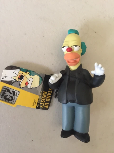STAND UP KRUSTY the Clown Figurine The Simpsons 2009 BNWT Krustylu ...