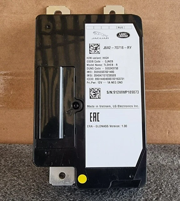 JAGUAR F PACE 2020 Telematics Control Unit Module J8A2-70718-Cy £388.00 ...