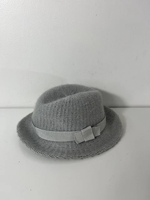 VINTAGE EATON’S FEDORA Style Hat Grey Made in Italy Womens $49.99 ...