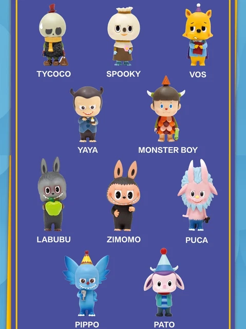 FIGURINE CONFIRMÉE POP MART Labubu Super Group of the Monsters Set B ...