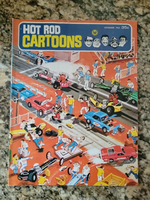 HOT ROD CARTOONS Magazine # 7, November 1965 RARE Issue by Peterson ...