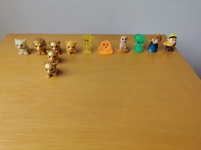 12 X DISNEY Pixar Ooshies Woolworths Collectable Toys Including Glitter ...