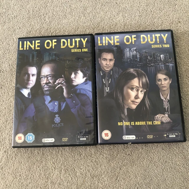 SET OF 2 DVDs LINE OF DUTY Series 1 & 2 Good Condition EUR 1,16 ...