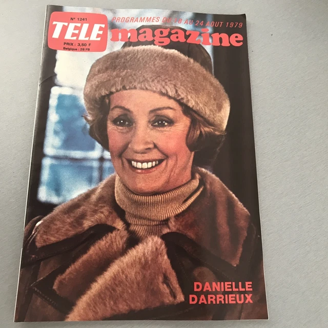 TELE MAGAZINE N° 1241 (Août 1979) : DANIELLE DARRIEUX EUR 9,00 ...
