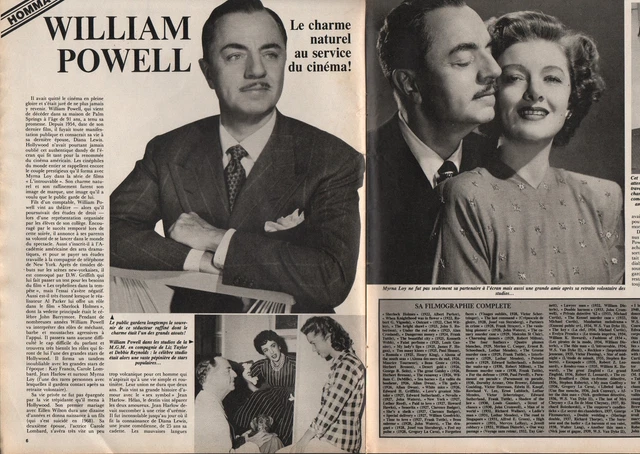 COUPURE DE PRESSE Clipping 1984 William Powell (2 pages) EUR 5,00 - PicClick IT