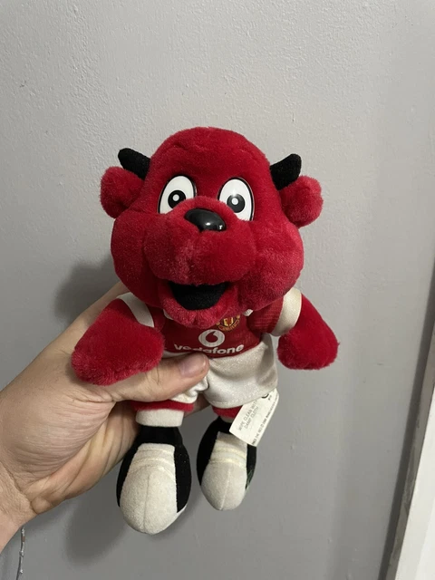 MANCHESTER UNITED FOOTBALL Club Fred the Red Devil Mascot Plush Soft ...