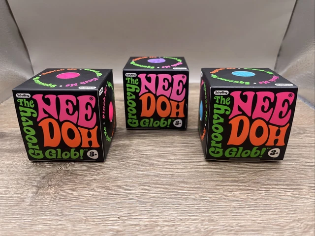 (A) NEW 2026 Schylling Nee-Doh Stress Ball The Groovy Glob LOT OF 3 £21 ...