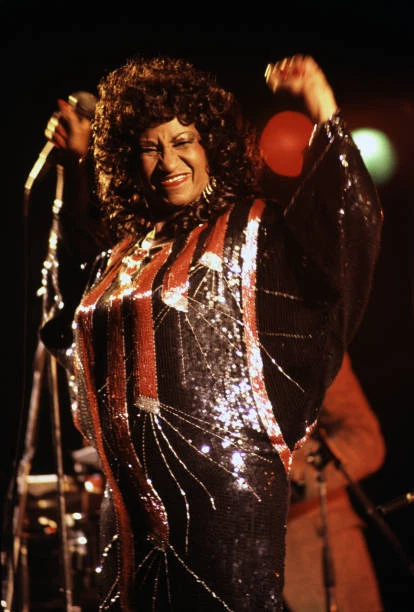 CUBAN SALSA SINGER Celia Cruz performing at Hammersmith Palais 1986 OLD ...