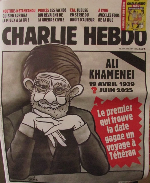 CHARLIE HEBDO N° 1718 de JUIN 2025 GUIDE SUPRÊME DONALD TRUMP S'Y VOIT ...