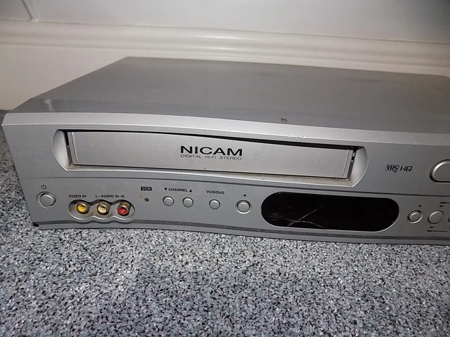 TECHNIKA DVR100 DVD Player VCR VHS VIDEO CASSETTE Recorder Combo Tested ...