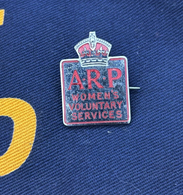 WW2 FIRE GUARD arm band ARP. (Navy/gold) ARP Badge Good Condition £24. ...