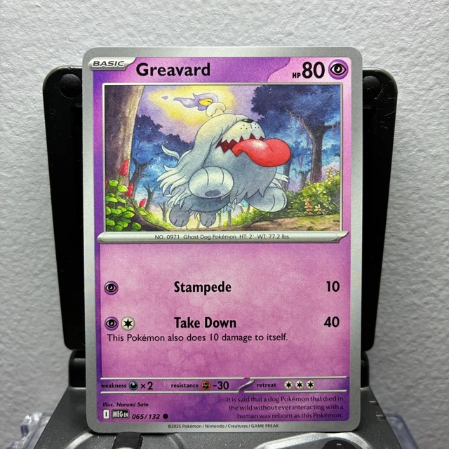 GREAVARD - 065/132 - Pokémon Mega Evolution 2025 - Common NM $1.19 ...