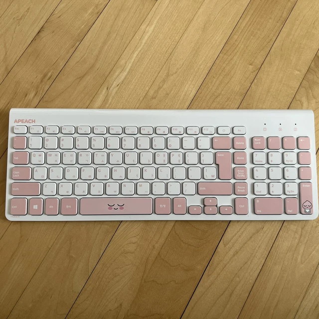 KAKAO FRIENDS APEACH Korean English Wireless Keyboard $65.00 - PicClick CA