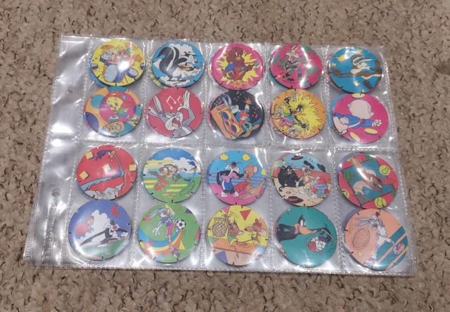 WALKERS LOONEY TUNES Tazos complete Set in sleeves FREE P&P £15.00 ...