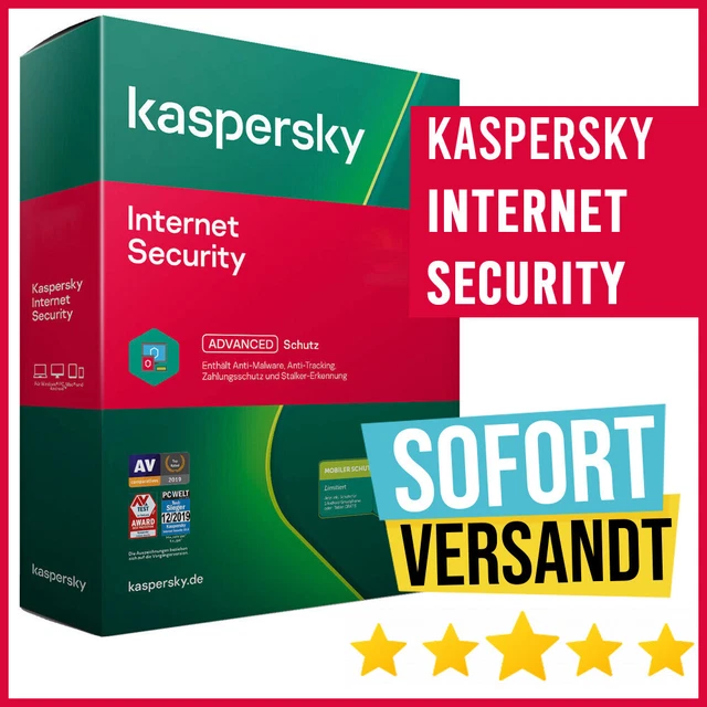 KASPERSKY INTERNET SECURITY 2024 (Standard) - 1 appareil - 1 an ...