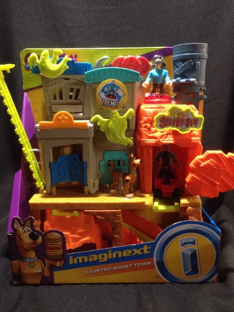 2018 FISHER-PRICE IMAGINEXT Scooby-Doo Haunted Ghost Town House Play ...