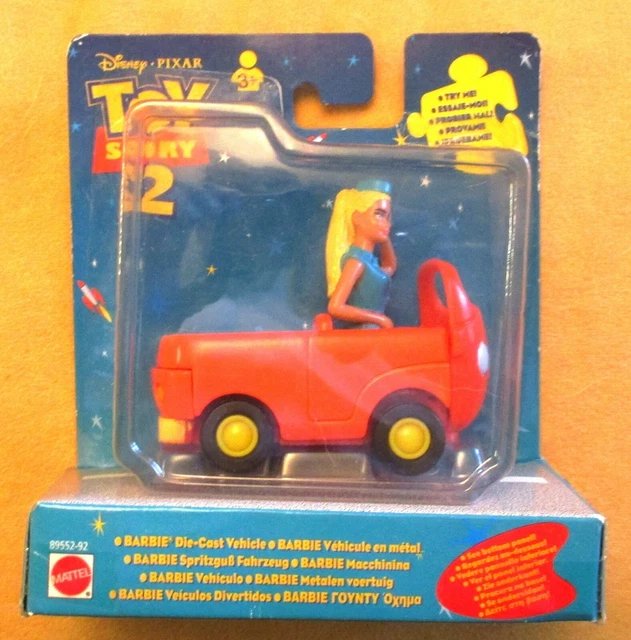 MATTEL 89552-92 BARBIE im Auto (TOY STORY 2), ca. 1/32, mb in UNOPENED ...