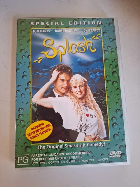 SPLASH DVD MOVIE Tom Hanks, Daryl Hannah, Eugene Levy, John Candy ...