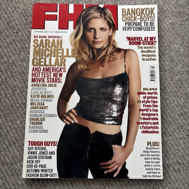 FHM MAGAZINE #128 Sept 2000 Sarah Michelle Gellar £9.98 - PicClick UK