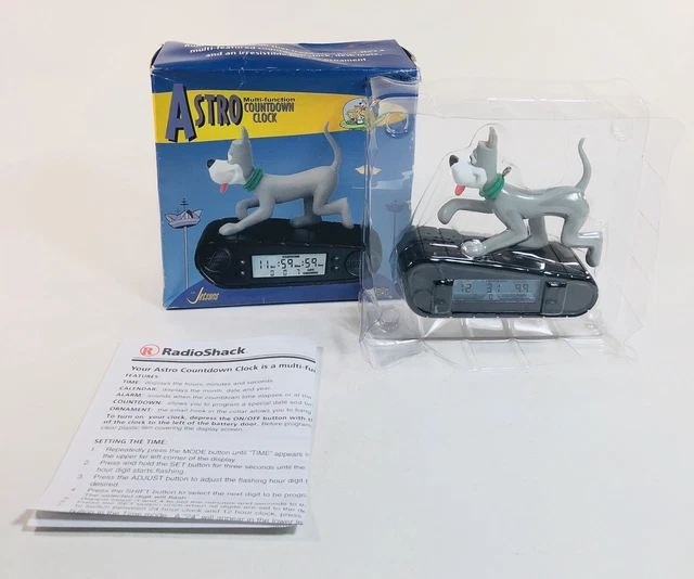 RADIO SHACK ASTRO Multi function Countdown Clock in Box Cartoon Network ...