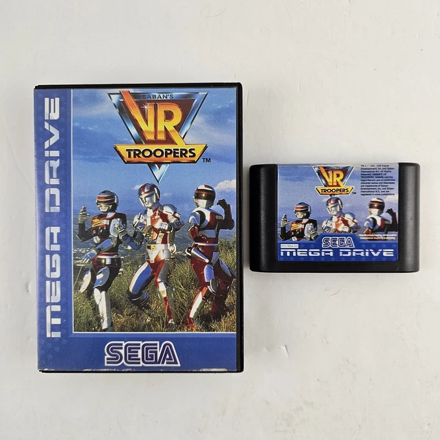 VR TROOPERS SEGA Mega Drive in scatola senza manuale SEGA 1995 EUR 21 ...