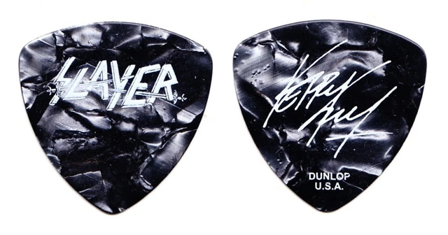 SLAYER KERRY KING Signature Gris Perle Guitare Pick - 2007 Tour EUR 13 ...