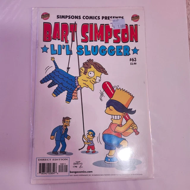 THE SIMPSONS PRESENTS Bart Simpson #63 (Bongo Comics September 2011) £5 ...