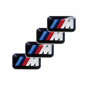STEMMI ADESIVO LOGO Bmw M Power Per Cerchi In Lega Serie 1 3 4 5 6 7 X1 ...