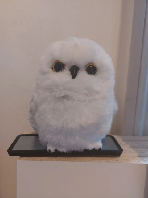 HARRY POTTER UNIVERSAL Studios Interactive Snowy Owl Shoulder Pal ...