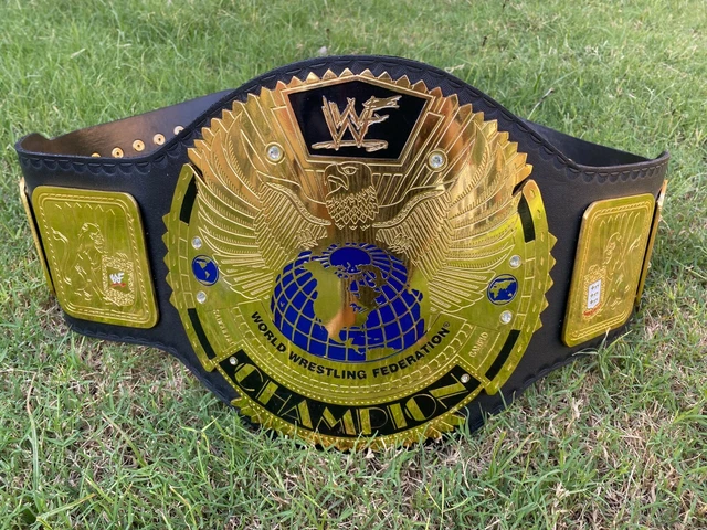 SCRATCH LOGO WORLD Heavy Weight Wrestling Championship Title Belt 4 mm ...